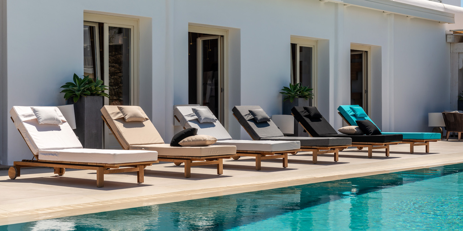 Outdoor & Spa Headrests for Sunbed Cushions | ANAEI